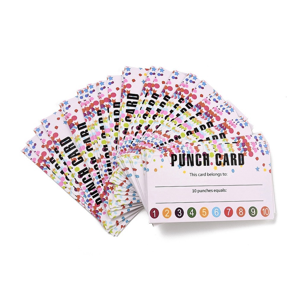 Wholesale Rectangle Paper Reward Incentive Card - KBeads.com
