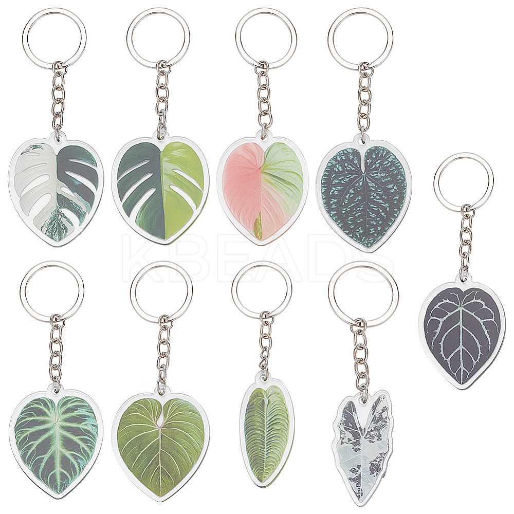 Wholesale DELORIGIN 9Pcs 9 Style Creative Imitation Leaf Acrylic ...